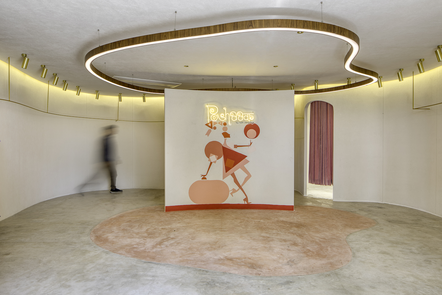 Sinuous forms and a muted base create a wonderful fashion store - India ...