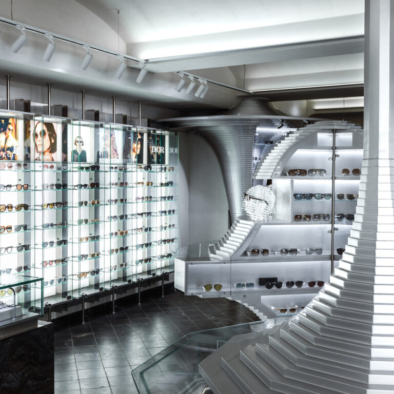 The design for this optician outlet blends nostalgia with new-age ...